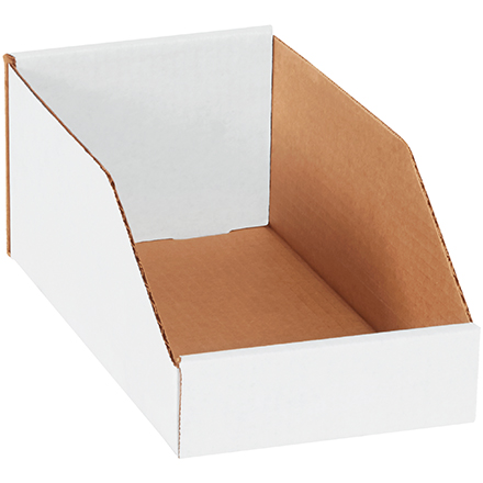 6 x 12 x 4 1/2" White Bin Boxes | Atlantic Tape & Packaging