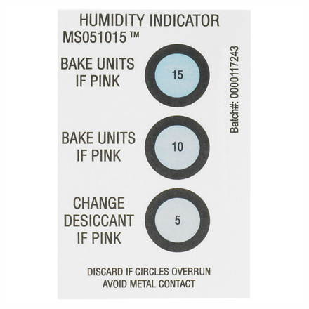 2 x 3" 5-10-15% Humidity Indicators | Atlantic Tape & Packaging