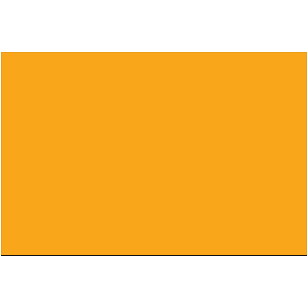 2 x 3" - Fluorescent Orange Removable Rectangle Labels | Hathaway ...