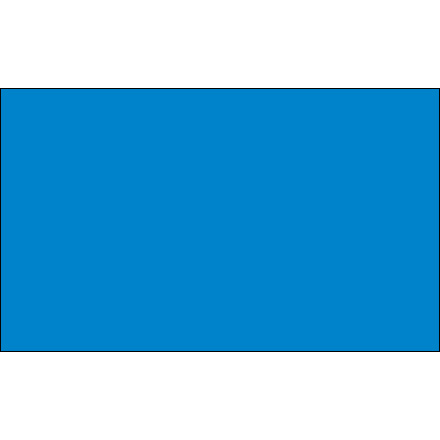 3 x 5" Light Blue Inventory Rectangle Labels | Atlantic Tape & Packaging