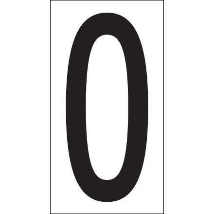 3 1/2" "O" Vinyl Warehouse Letter Labels | Mark Pack, Inc.