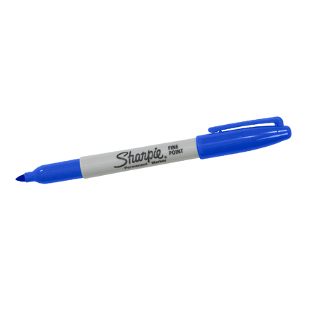 Blue Sharpie® Fine Point Markers | Mark Pack, Inc.