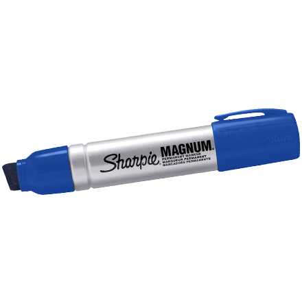 Blue Sharpie® Magnum™ Markers | Packaging Accessories, Inc.